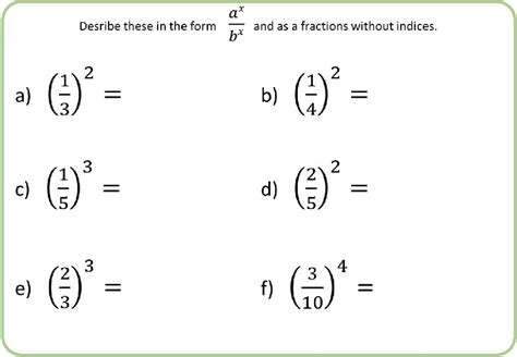 Indices Brackets Demonstration This Resource Provides Animated Demonstrations