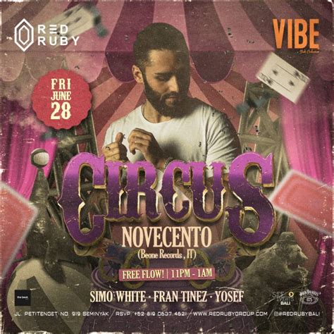 Circus At Red Ruby The Beat Bali
