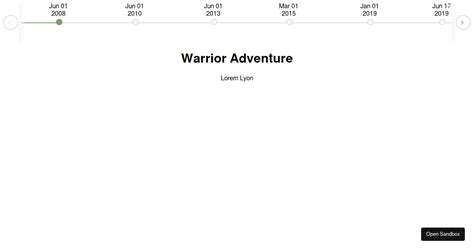 React Timelines Prototype Forked Codesandbox