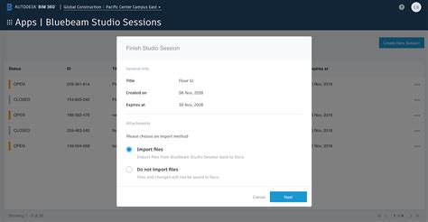 Bluebeam Studio Sessions For BIM 360 Revit News