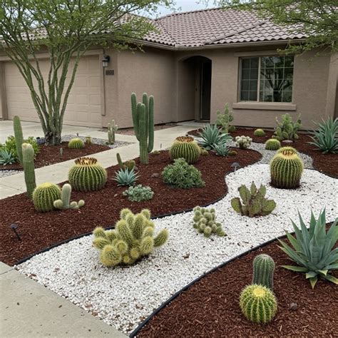 15 Stunning Front Yard Cactus Garden Ideas