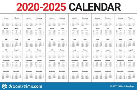 Free Printable 5 Year Calendar 2024 To 2025 Printable Calendar