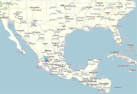 Guadalajara Map Mexico