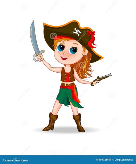 Girl Pirate Cartoon Characters