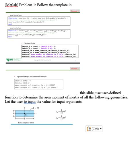 Solved Matlab Problem 1 Follow The Template In Fumple 4