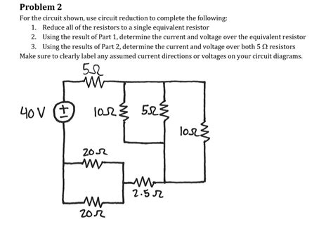 Solved Problem 2 For The Circuit Shown Use Circuit