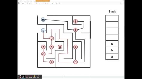 Depth First Search Maze Example Youtube