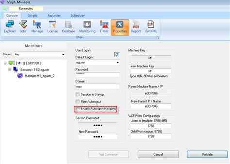 Enabling The Windows Auto Logon Feature