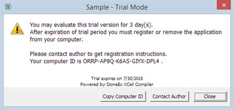 Create Trial Workbook Exe From Excel File With Xcell Compiler