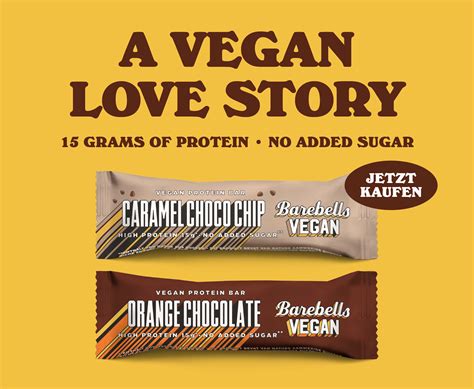 Zwei Neue Stars Am Barebells Himmel Vegan Protein Bars Orange