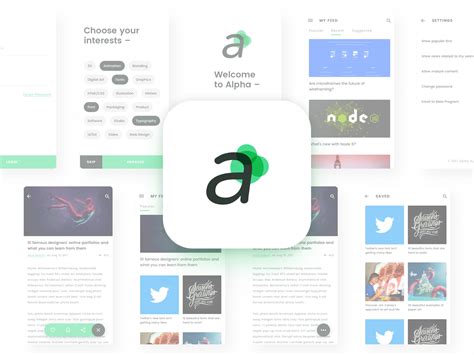 Alpha Free Sketch UI Kit UIBundle