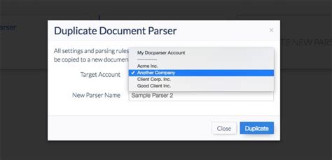 Docparser Managed Account Feature A Quick Overview
