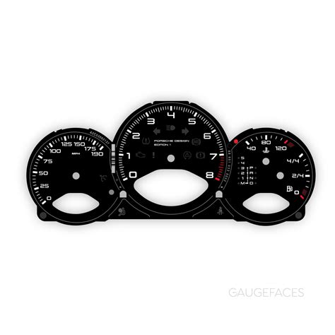 For Porsche 987 Gen 1and2 Boxster Cayman Gauge Face Options