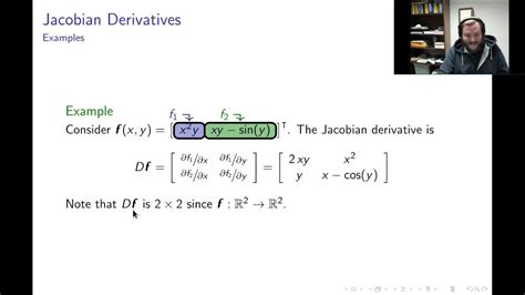 Linear Approximations Part 2 4 Jacobian Derivatives Youtube