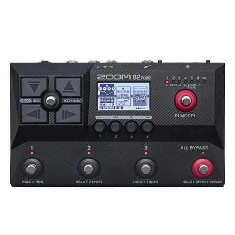 Zoom B2 Four Bass Multi Effects Processor City Music Company Private