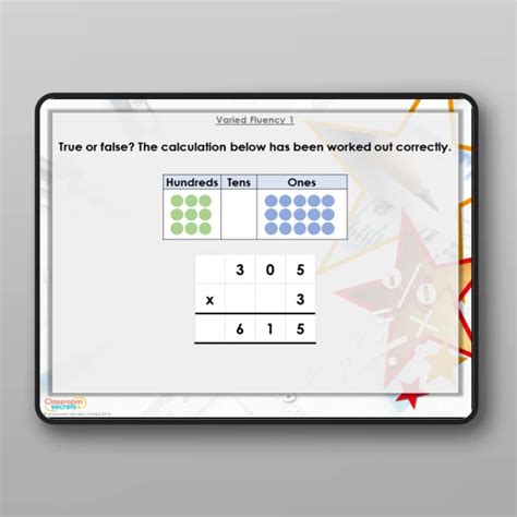 Year 4 Multiply A 3 Digit Number By A 1 Digit Number Modelling Ppt Resource Classroom Secrets
