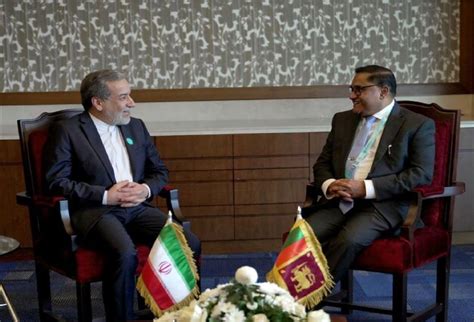 دعوت عراقچی از همتای سریلانکایی برای سفر به تهران فیلم