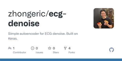 Github Zhongericecg Denoise Simple Autoencoder For Ecg Denoise Built On Keras