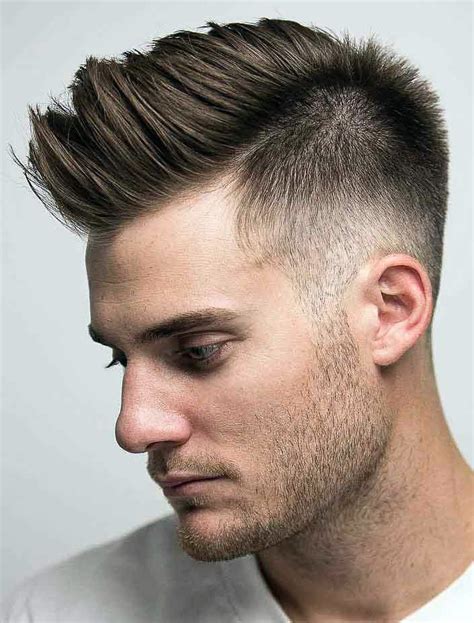 Top 21 Faux Hawk Haircuts And Hairstyles For Men Fohawk Styles Heartafact