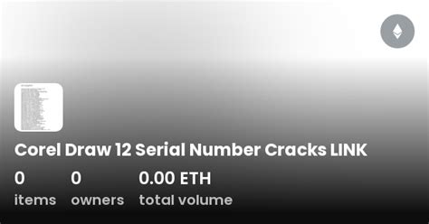Corel Draw Serial Number Cracks LINK Collection OpenSea