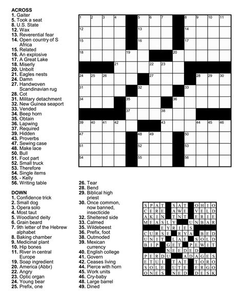American Crossword Puzzle Game With 13 X 13 Squares With Clues And Solution 49615414 Vector Art American Crossword Puzzle Game With 13 X 13 Squares With Clues And Solution 49615414 Vector Art