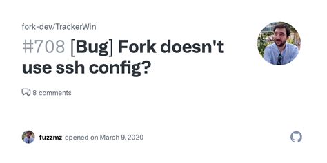 Bug Fork Doesn T Use Ssh Config Issue Fork Dev TrackerWin GitHub