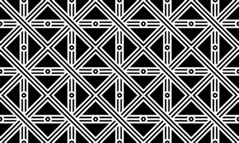 Premium Vector Dark Seamless Geometric Pattern Background