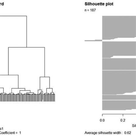Cluster Tree And Silhouette Plot Cluster Analysis Was Used To Detect