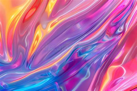 Vibrant Hues Flow Dynamically Abstract Swirls Of Color In A Liquid
