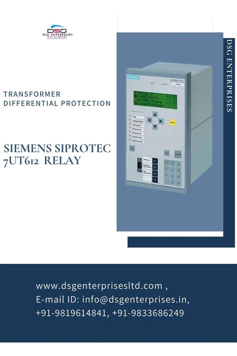 Siemens Siprotec 4 Siprotec 7ut612 Transformer Differential Protection Relay Transformers