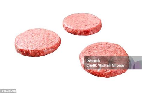 생고기 커틀릿 다진 쇠고기 버거 패티 흰색 배경에 격리되어 있습니다 0명에 대한 스톡 사진 및 기타 이미지 0명 고기