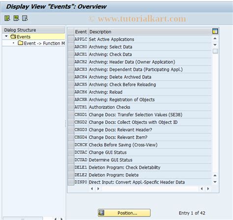 Rebdbu Sap Tcode Bu Events