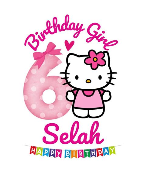Kawaii Kitty Svg Birthday Girl Png Kawaii Kitty Birthday Pngkawaii 1th 2th 3th 4th 5t