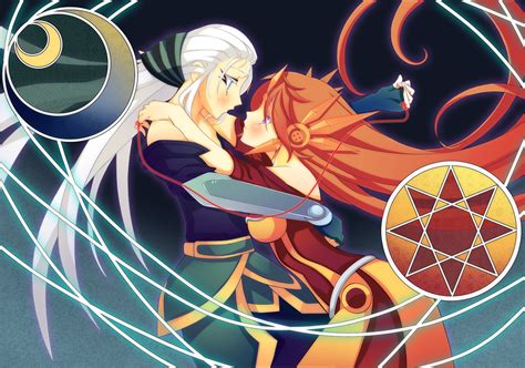 1600x900 Resolution Couple Anime Character Diana League Of Legends