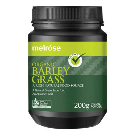 Melrose Organic Green Barley Grass Powder 200g For Sale Online Ebay