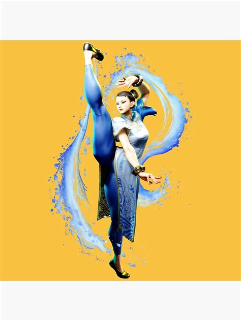 Chun Li Street Fighter 6 Canvas Print For Sale By Ecchi Art Redbubble
