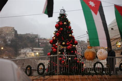 إضاءة شجرة الميلاد في السلط اخبار محلية وكالة عمان جو الاخبارية