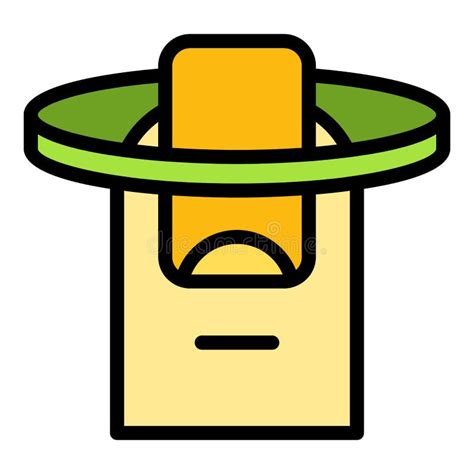 Fingerprint Recognition Icon Color Outline Vector Stock Vector Illustration Of Phone Face