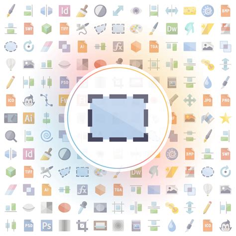 Selection Rectangle Icons Iconshock