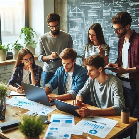 Software Developers Collaborating Premium Ai Generated Image