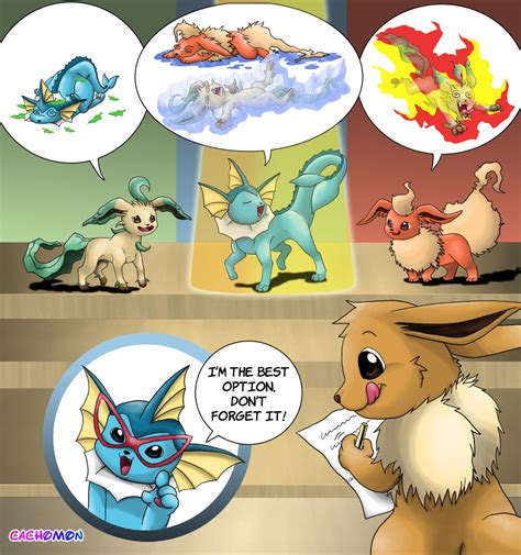 Eevees Hard Choice Entry By Cachomon On Deviantart