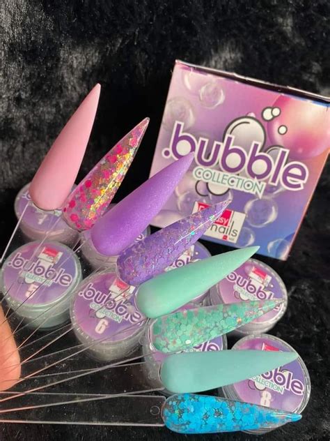 Colección Bubble De 8 Acrílicos Fantasy Nails Dayana Nails