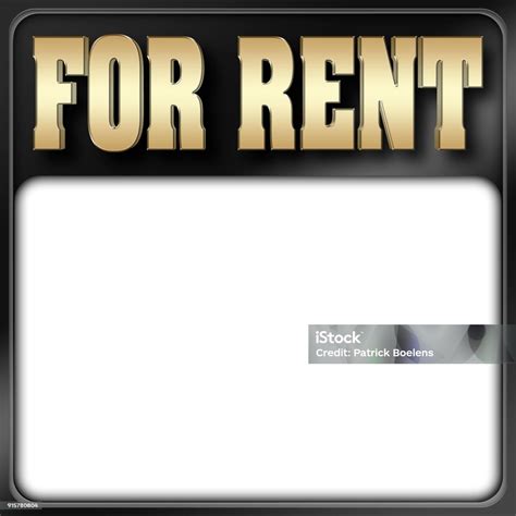 재고 일러스트 레이 션임대 백색 복사 공간 3d 그림 검은색 굵은 텍스트로 0명에 대한 스톡 사진 및 기타 이미지 0명 3차원 형태 개념 Istock