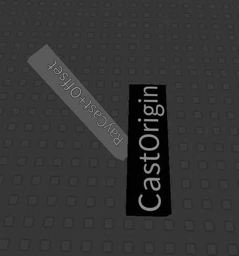 Offset Raycast Orientation Follows Origin Position Scripting Support