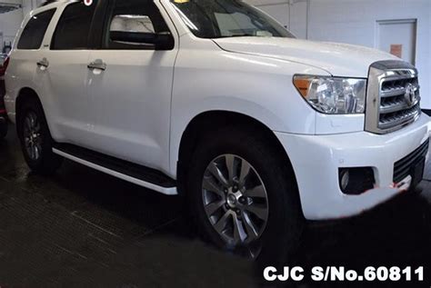 2011 Left Hand Toyota Sequoia Super White For Sale Stock No 60811 Left Hand Used Cars Exporter
