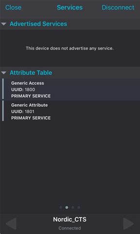 How To Configure GATT Server In NRF App To Test CTS Example Nordic Q