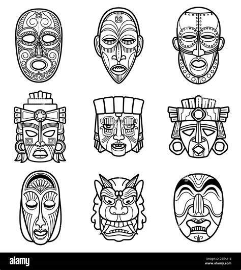 Vetor De Arte Tribal Africana