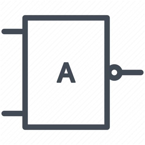 Circuit Diagram Electric Electronic Logic Gate Nand Nand Gate Icon Download On Iconfinder