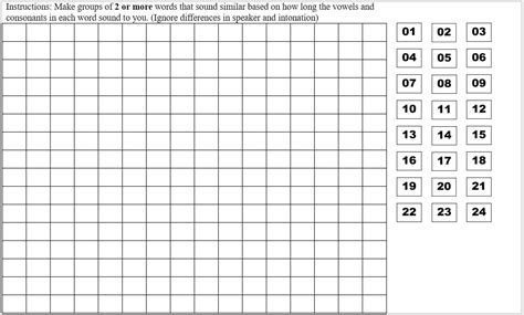 Creating A Free Classification Task