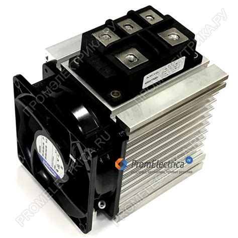 Купить Трехфазная диодная сборка 400 Ампер на охладителе с вентилятором подходит для